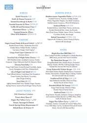 Our Menus – The Waterfront